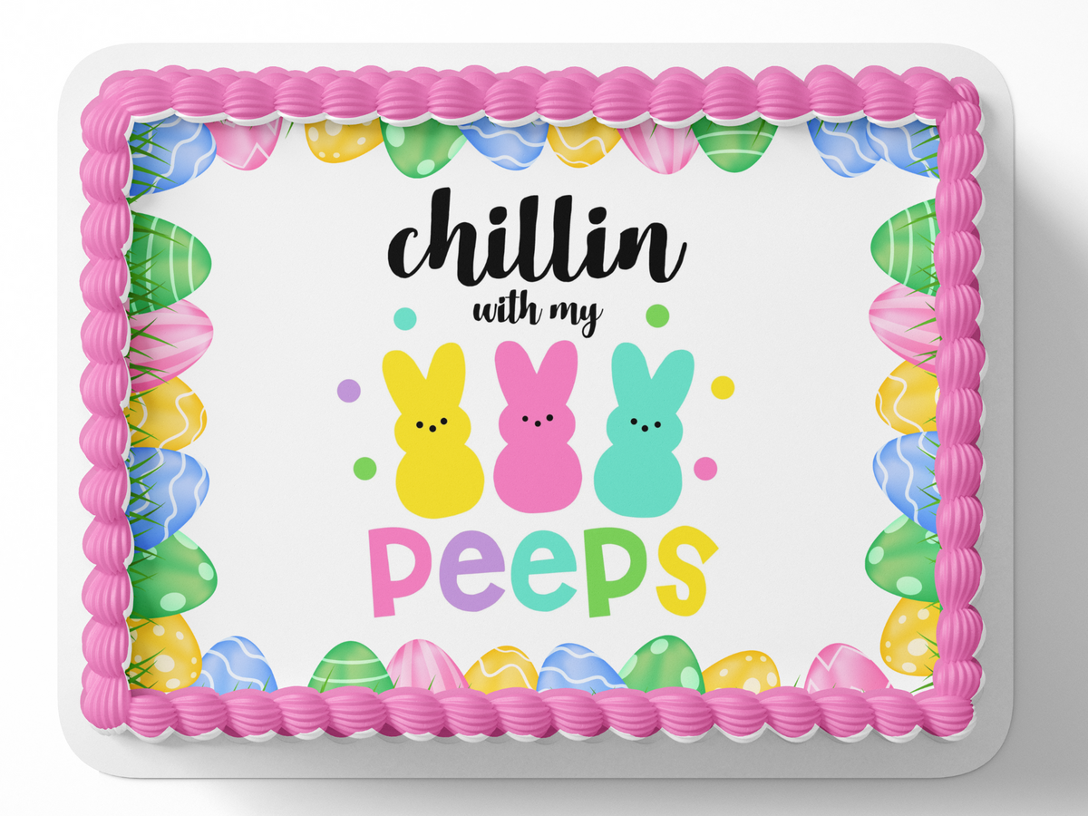 Easter Cake Toppers – Edible Bunny, Chick & Spring Images | Edible ...