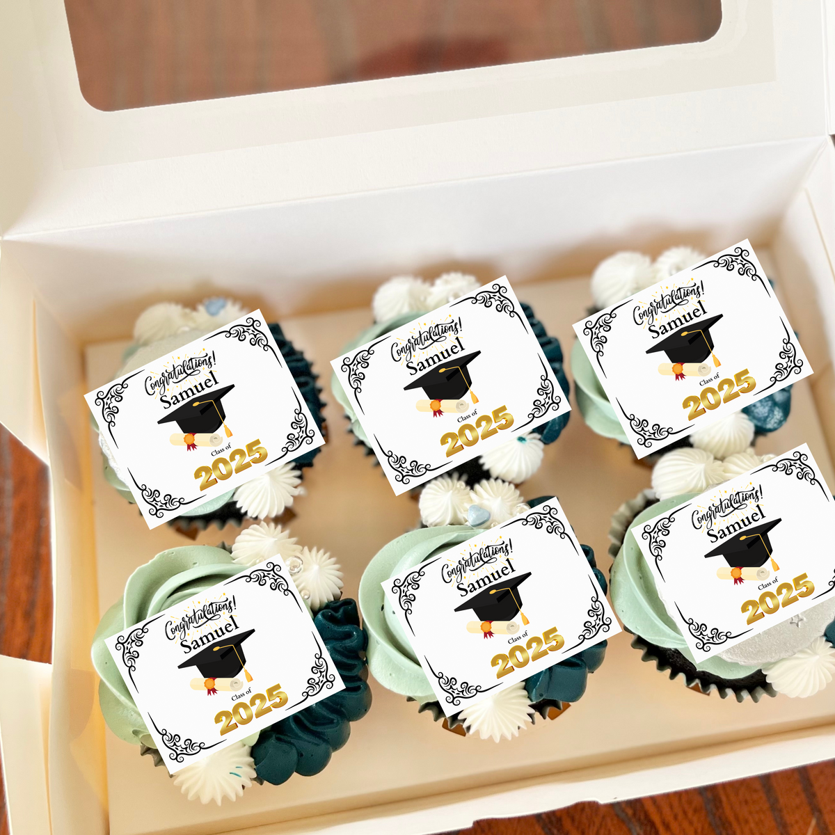 🎓 Celebrate Your Grad in Sweet Style! 🧁 Custom Graduation Cupcake ...